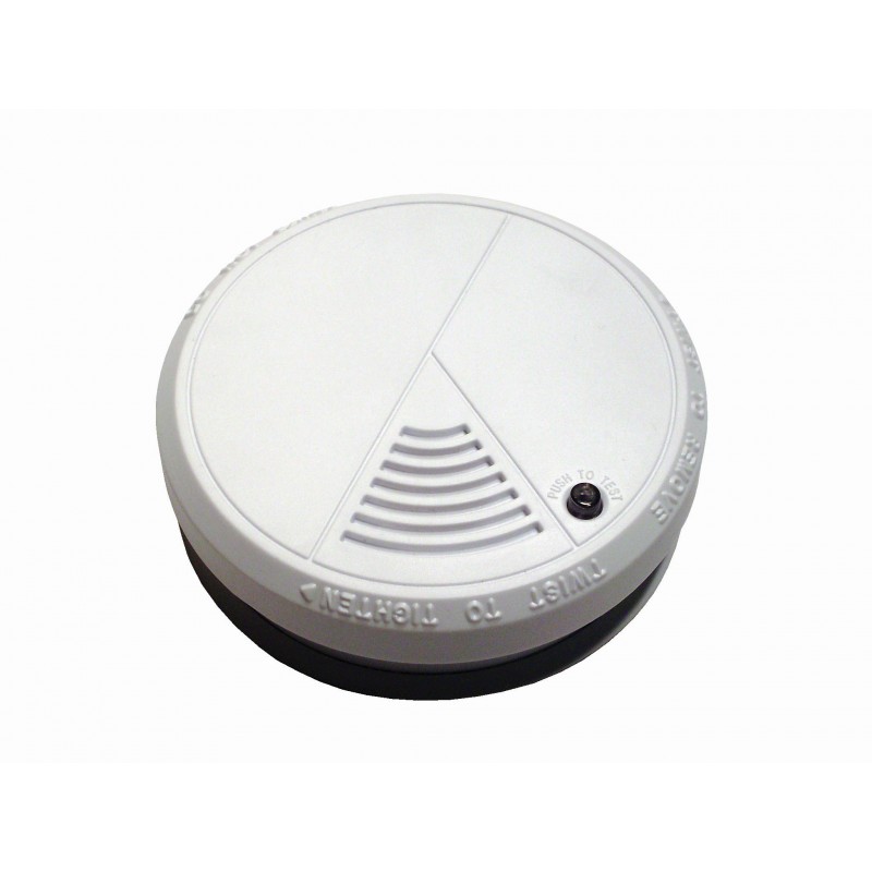 Detector de fumo óptico com bateria alcalina de 9V - 1 ano